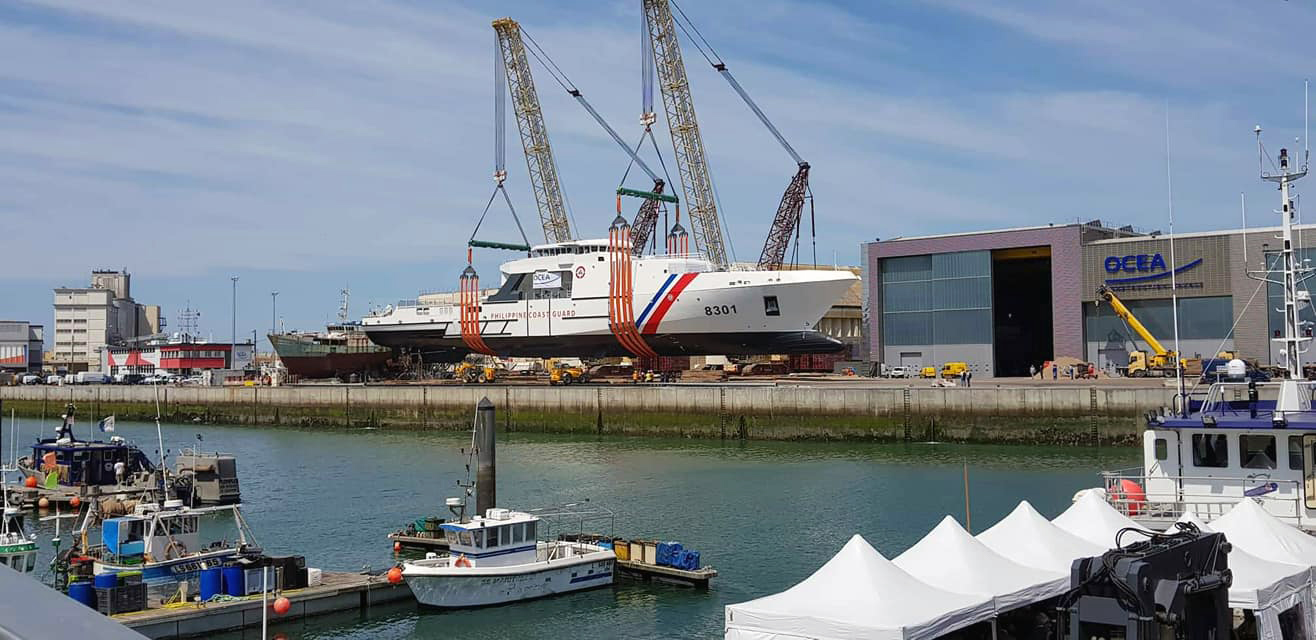 PCG’s First Offshore Patrol Vessel Formally Launched in France – The ...