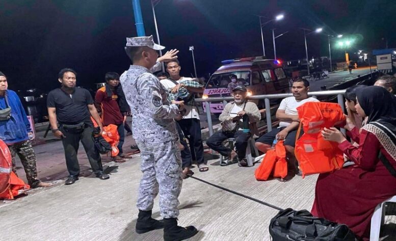 Navy Rescues Passengers of Vessel on Fire off Pilas Island, Basilan ...